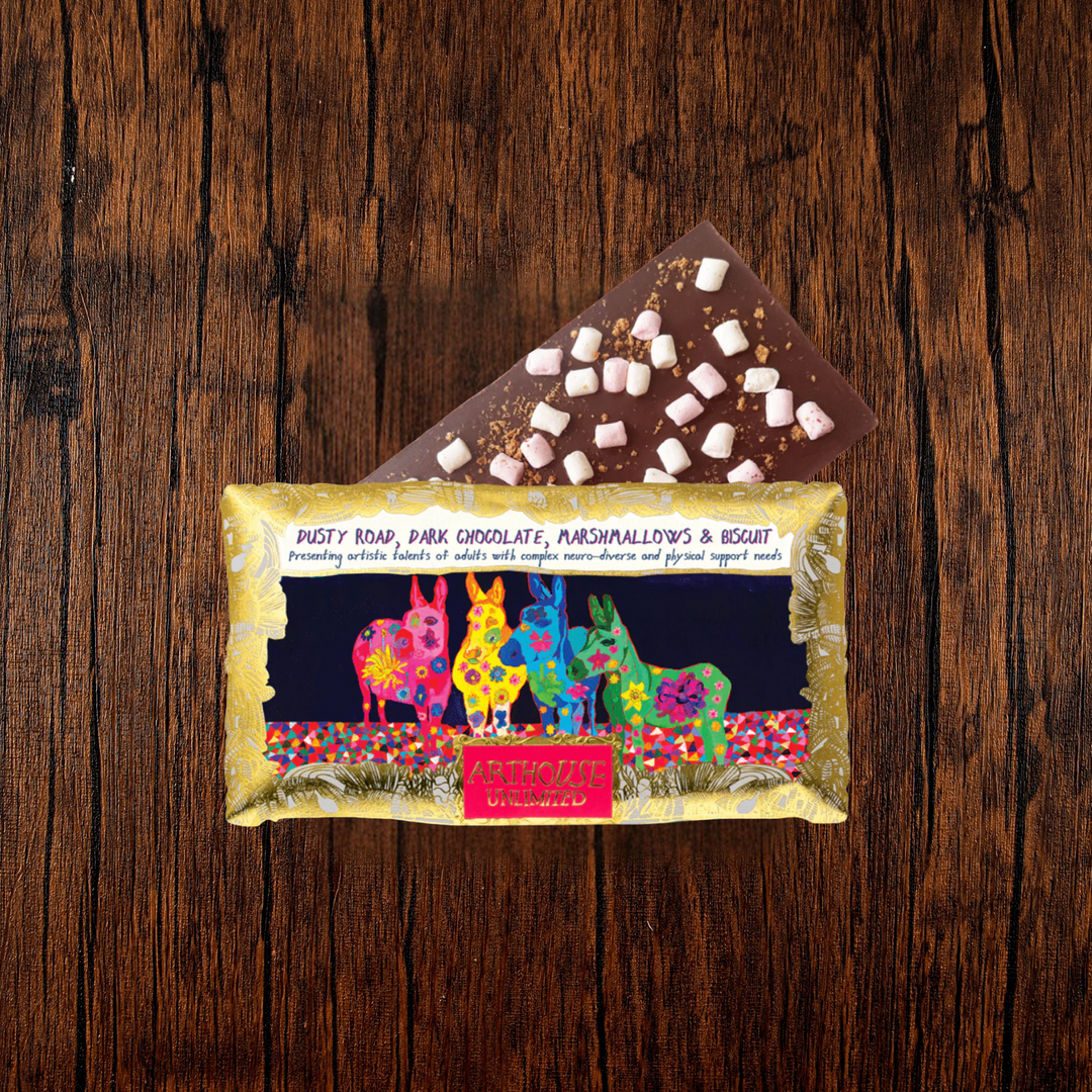 Dusty Road, Dark Chocolate, Marshmallows & Biscuit – The Chocolate Shop