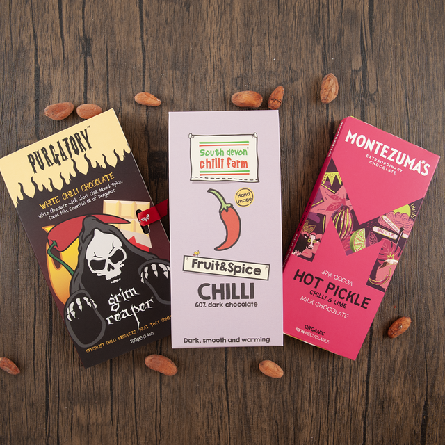 Chilli Chocolate Bars Selection – The Chocolate Shop