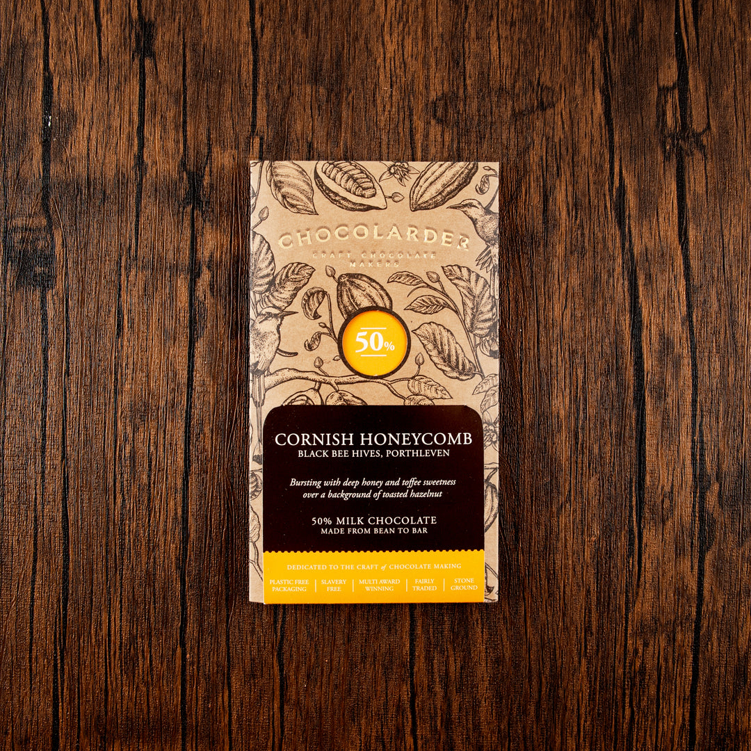 Cornish Honeycomb 50% Dark-Milk Chocolate – The Chocolate Shop