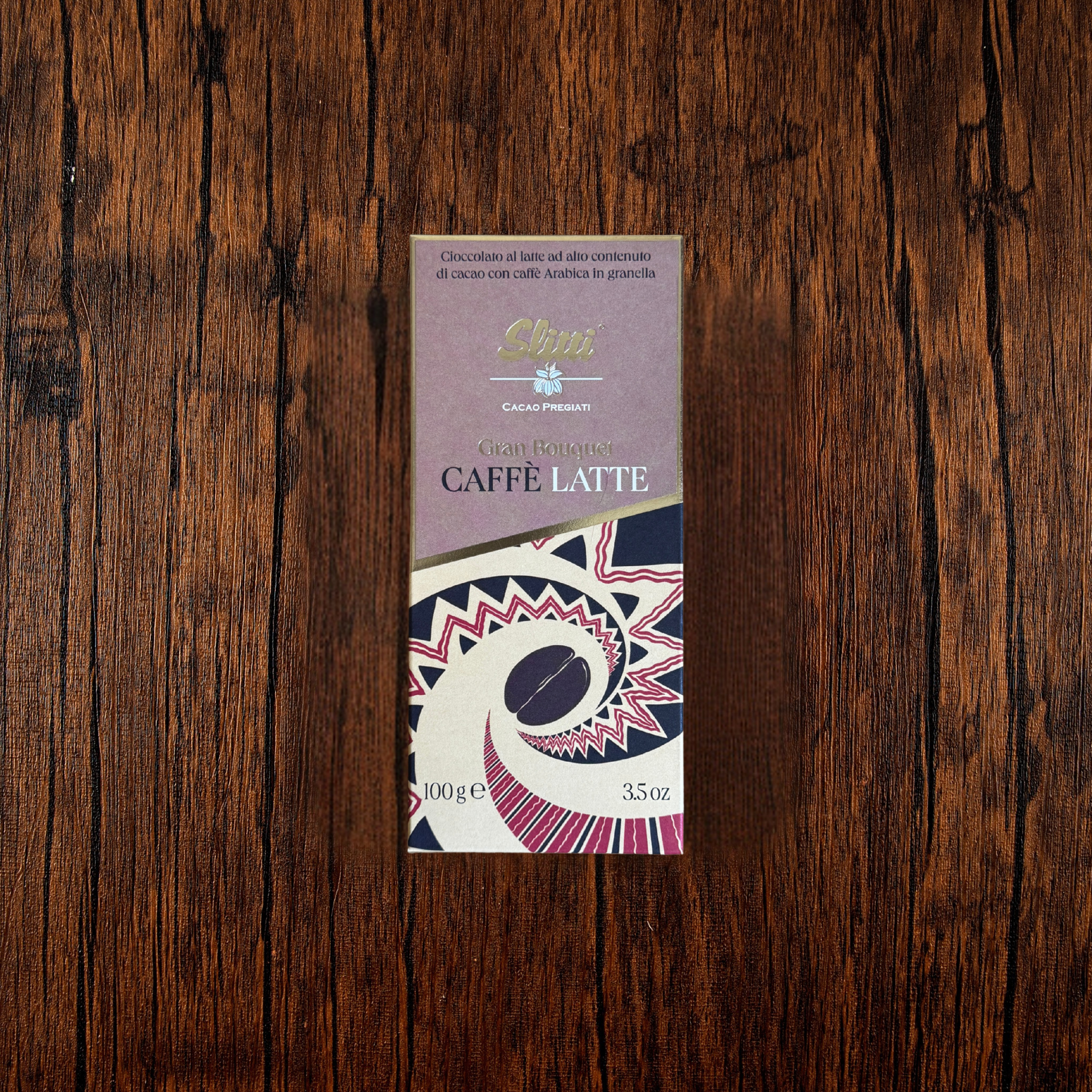 Slitti | Italian Caffe Latte Dark Milk Chocolate Bar 100g – The ...